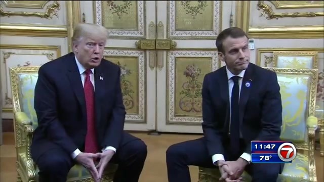 Macron, Merkel seek common approaches to Trump, euro - WSVN 7News ...