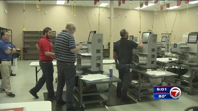 Machine glitches snag ballot recount in Broward; smooth process in ...