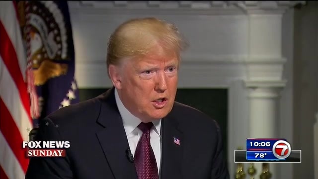 Trump waffles on pledge to keep chief of staff John Kelly - WSVN 7News ...