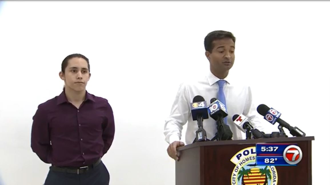 Standing side-by-side with man who threatened him, Curbelo forgives ...