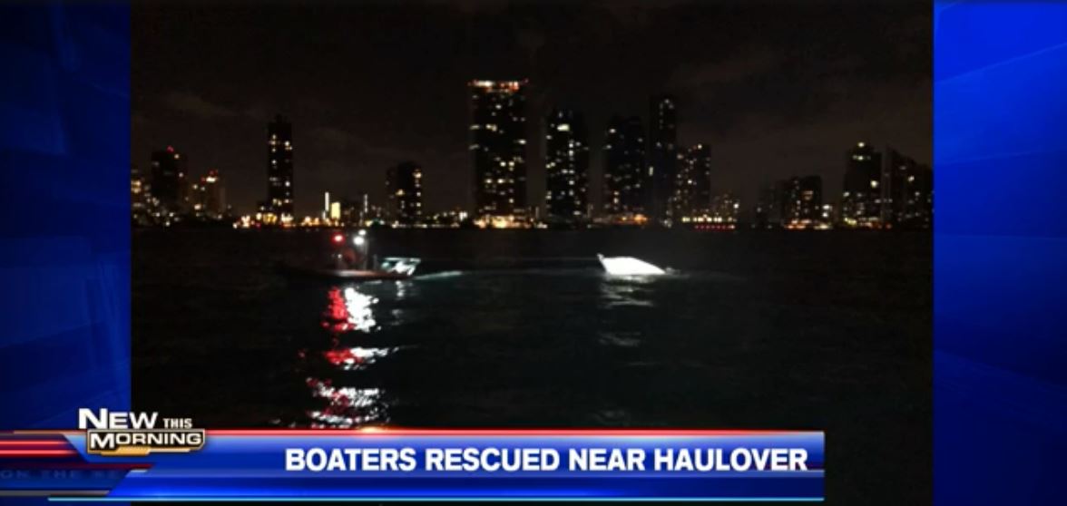 Boaters rescued after vessel sinks off Haulover Inlet - WSVN 7News ...