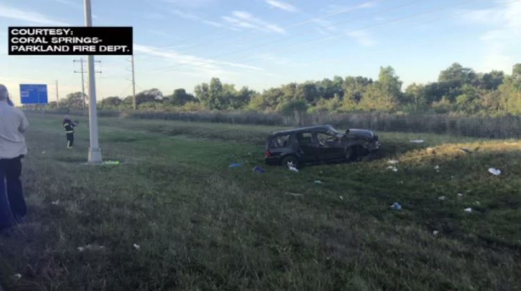 1 dead after rollover crash in Coral Springs - WSVN 7News | Miami News ...