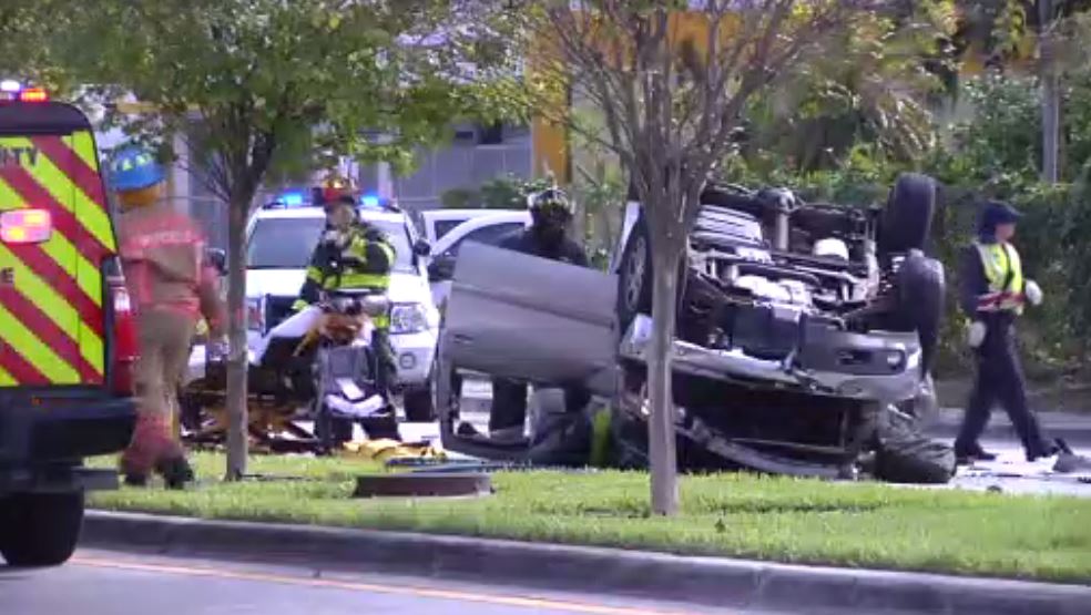 2 hospitalized after rollover wreck near Fort Lauderdale – WSVN 7News ...