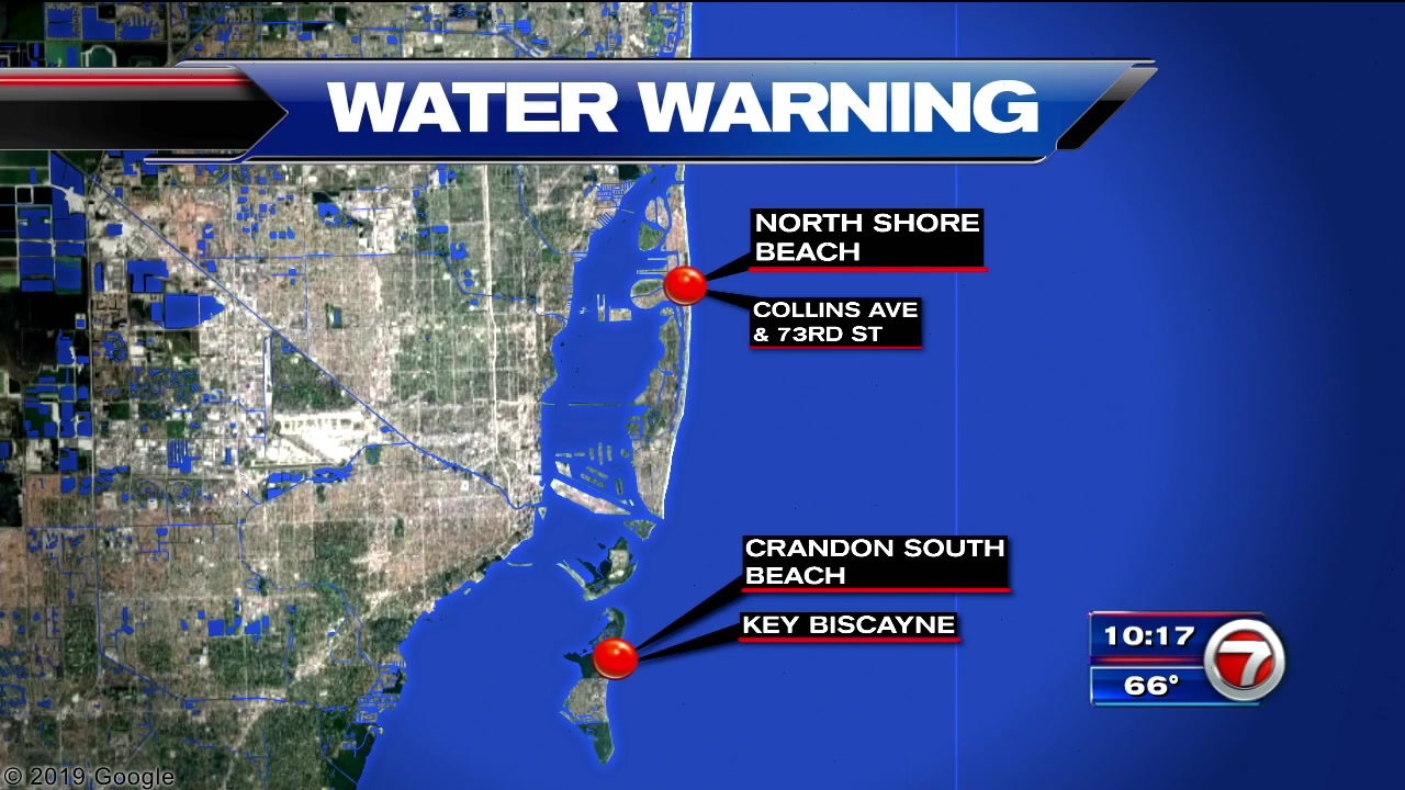 Swim advisory issued for Crandon South, North Shore beaches - WSVN ...
