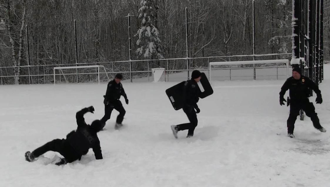 Police get in snowball fight with kids during snowstorm - WSVN 7News ...