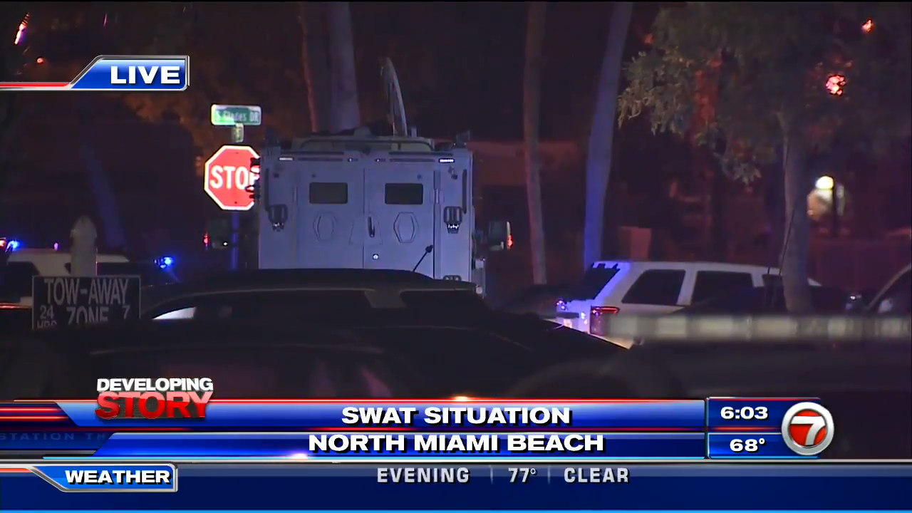 1 person detained after police, SWAT team respond in North Miami Beach ...
