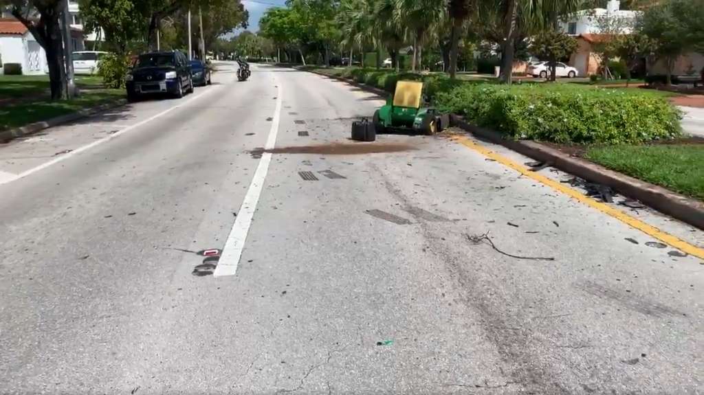 Landscaper critically injured car hits him in Miami Beach - WSVN 7News ...