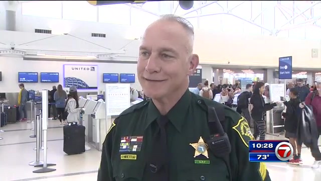 BSO deputy assists elderly passenger aboard FLL-bound flight - WSVN ...