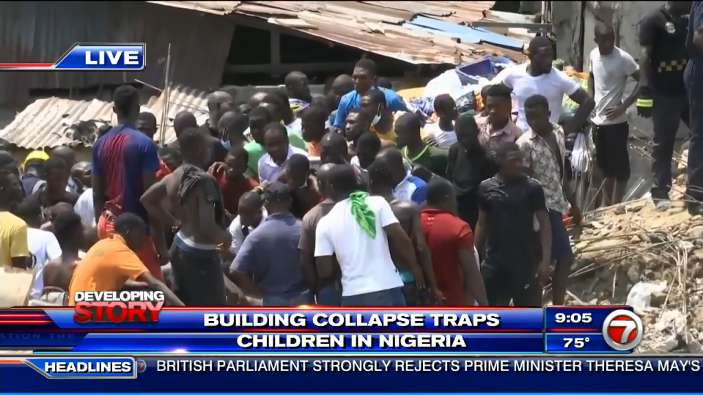 Dozens trapped in Nigeria school collapse, at least 8 dead – WSVN 7News ...