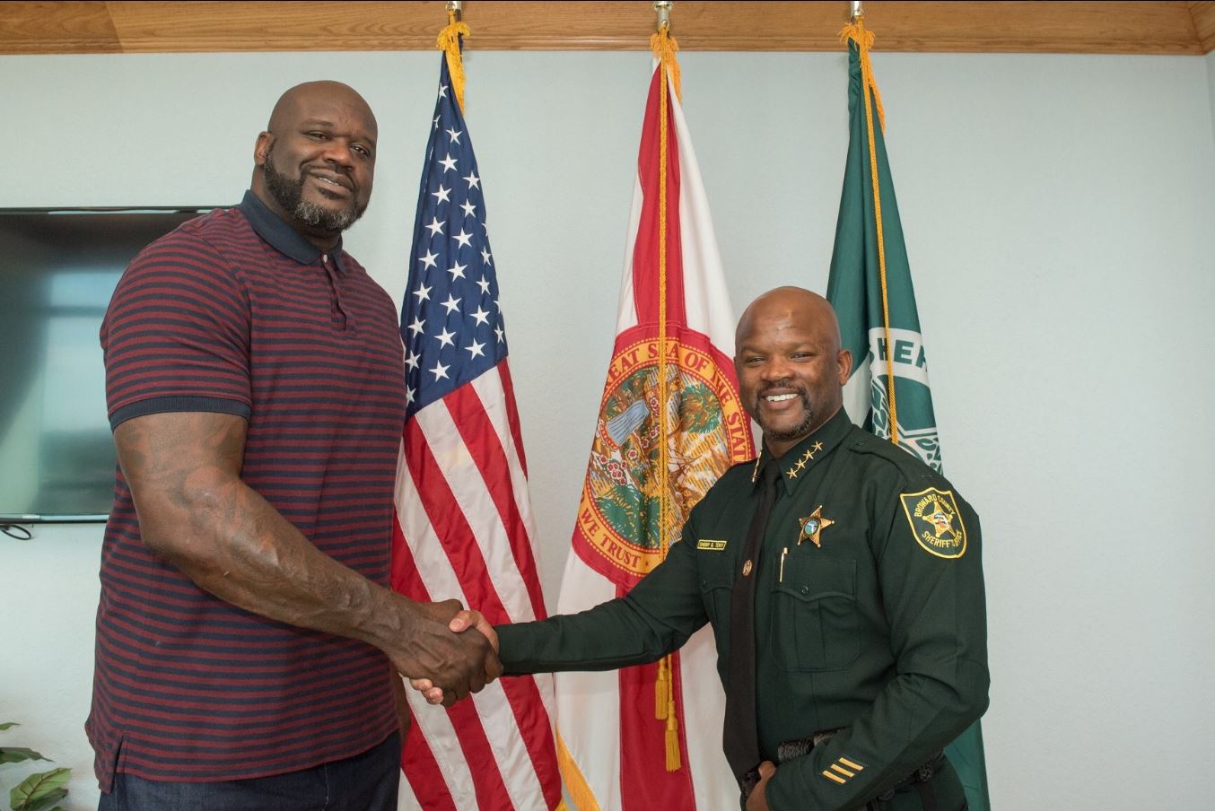 Shaq deputized by Broward Sheriff - WSVN 7News | Miami News, Weather ...
