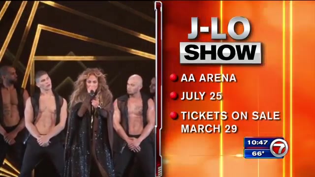 J.Lo at AAA: Star performer to finish tour in Miami - WSVN 7News ...