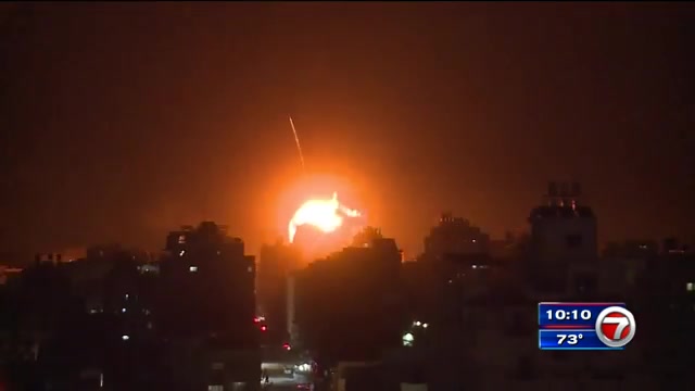 Israel hits targets across Gaza after rocket attack - WSVN 7News ...