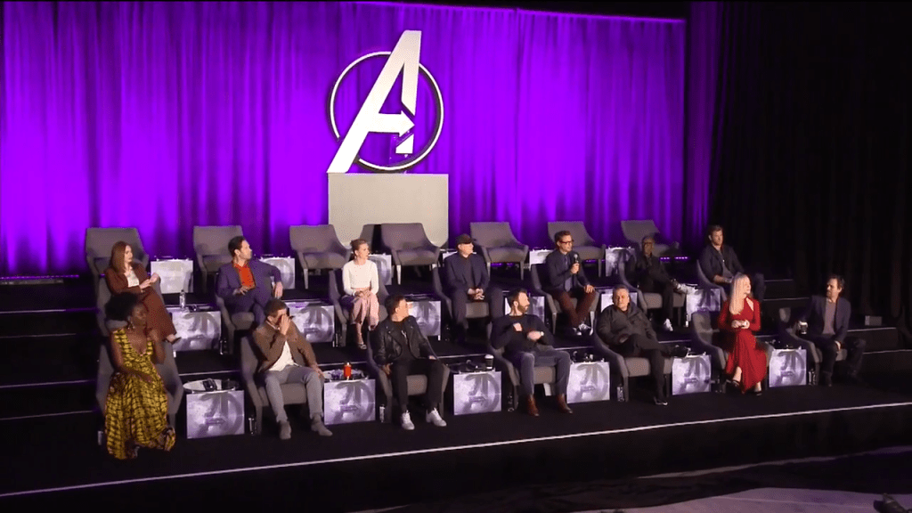 Stars of ‘Avengers: Endgame’ gather in LA to talk about new movie ...