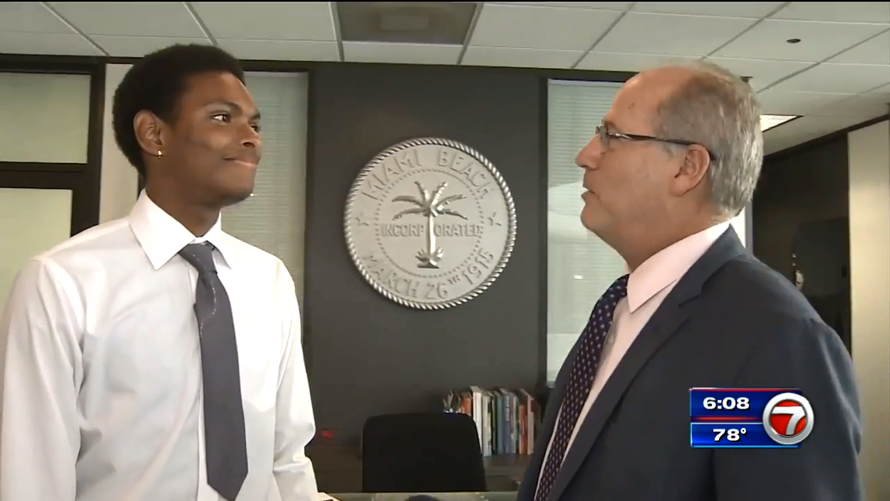Miami Beach honors Georgia student who picked up trash during spring ...