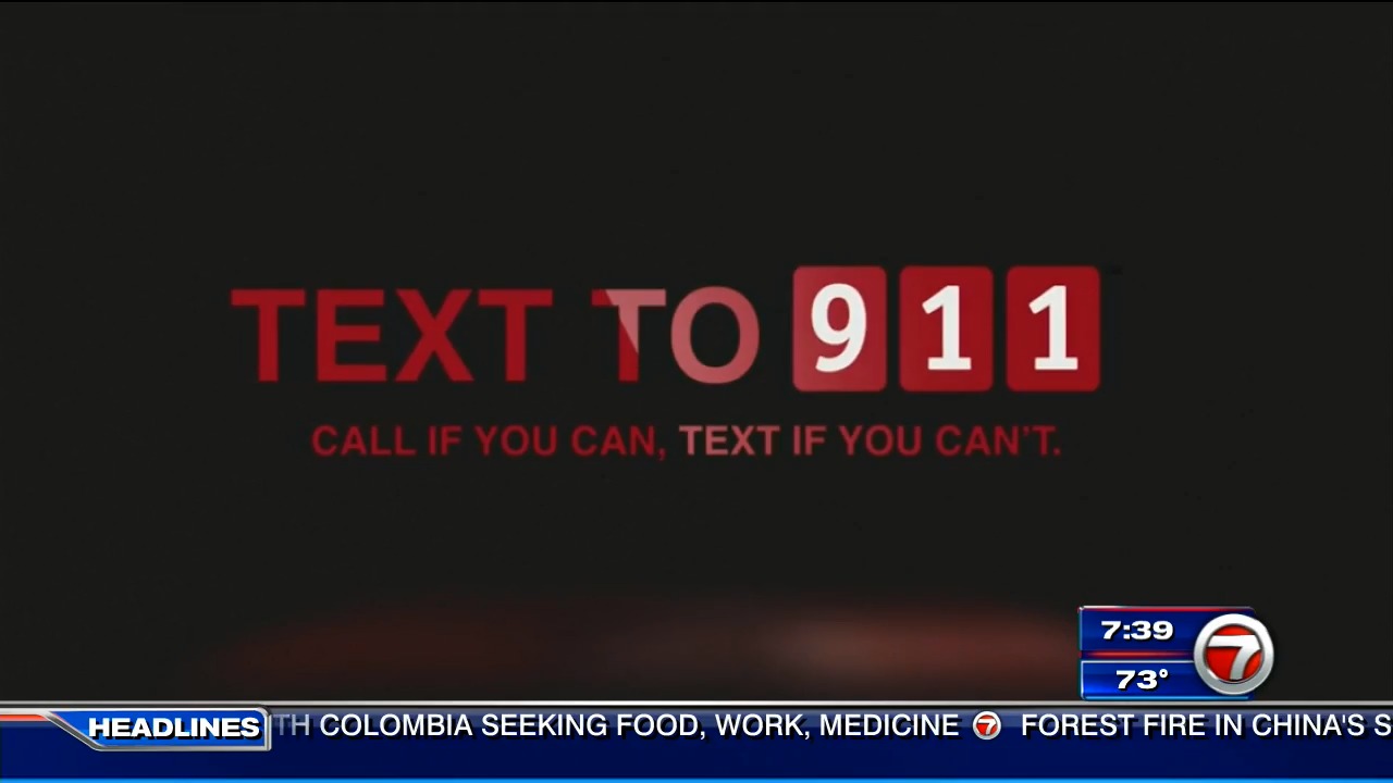 911 text line launches in Broward County - WSVN 7News | Miami News ...