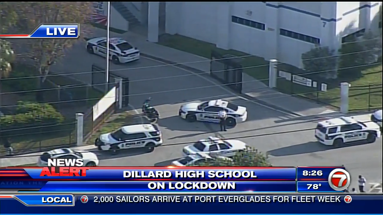 Lockdown lifted for Dillard High School - WSVN 7News | Miami News ...