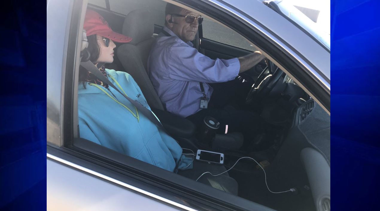 Man pulled over for driving in carpool lane with mannequin - WSVN 7News ...