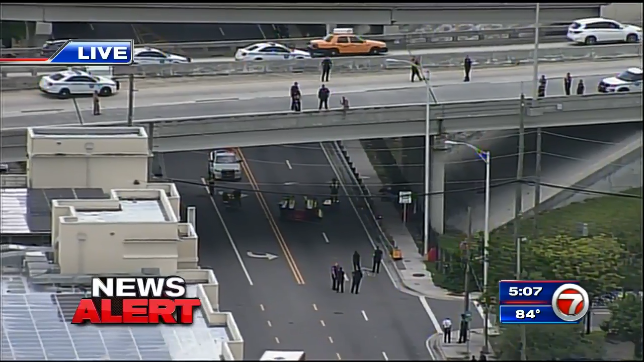 I-95 exit ramp to Dolphin Expressway reopened after police activity ...