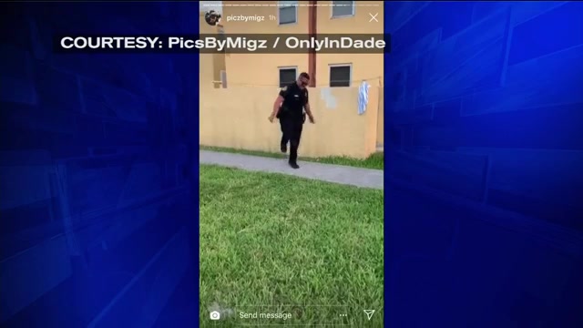 Miami Police officer tests jump rope skills, goes viral - WSVN 7News ...