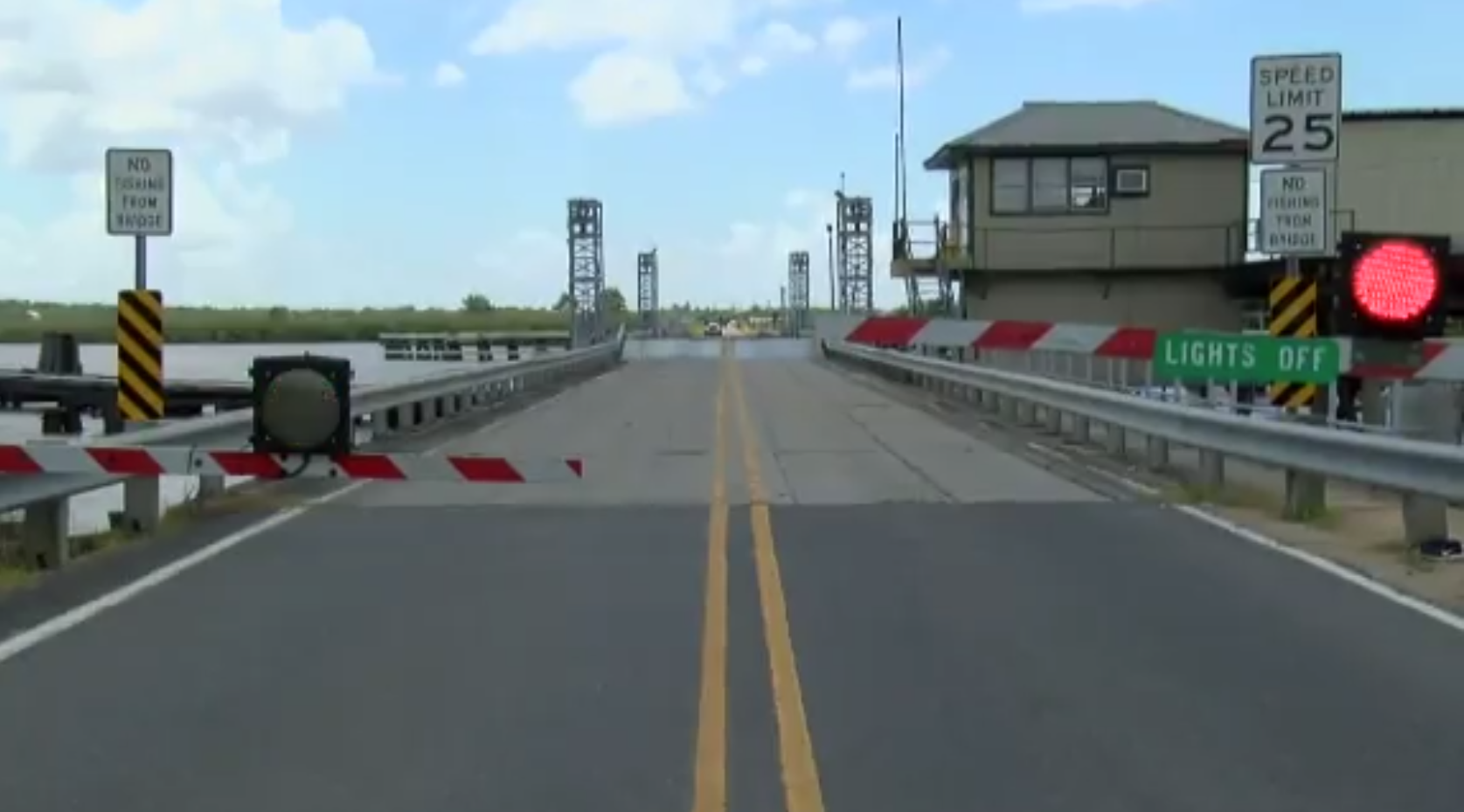 A driver tried to jump a bridge opening in his car. Now two people are ...