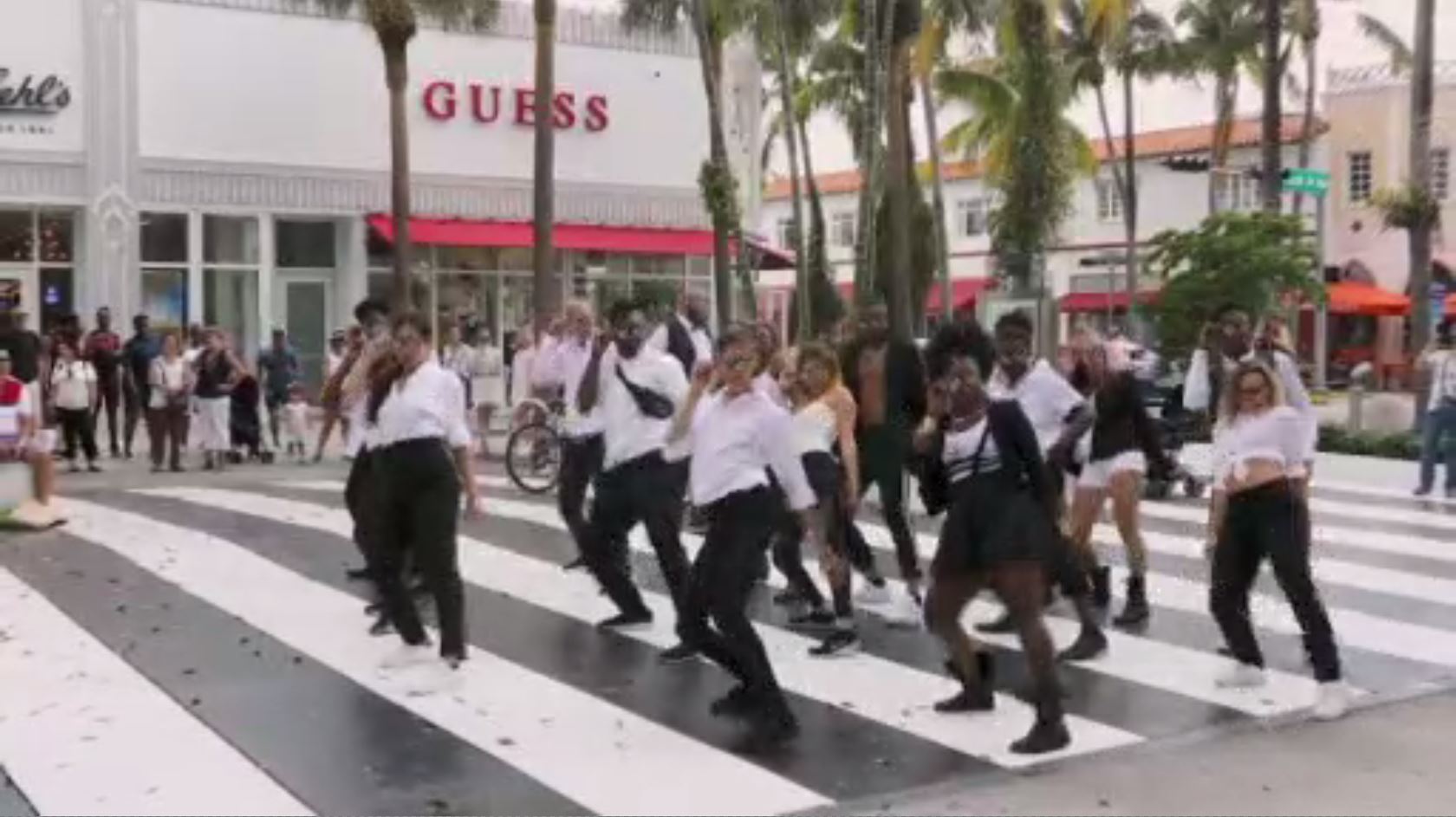 Flash mob dances to Madonna songs to promote Miami Beach tour stop ...