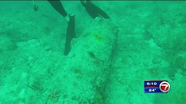 Diver finds possible torpedo on ocean floor off Fort Lauderdale – WSVN ...