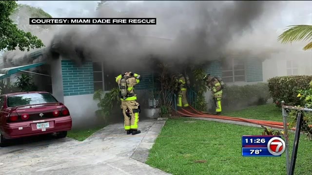 1 treated for smoke inhalation after NW Miami-Dade home catches fire ...