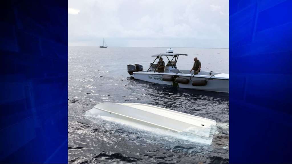 Couple rescued from overturned boat off Marathon Key - WSVN 7News ...