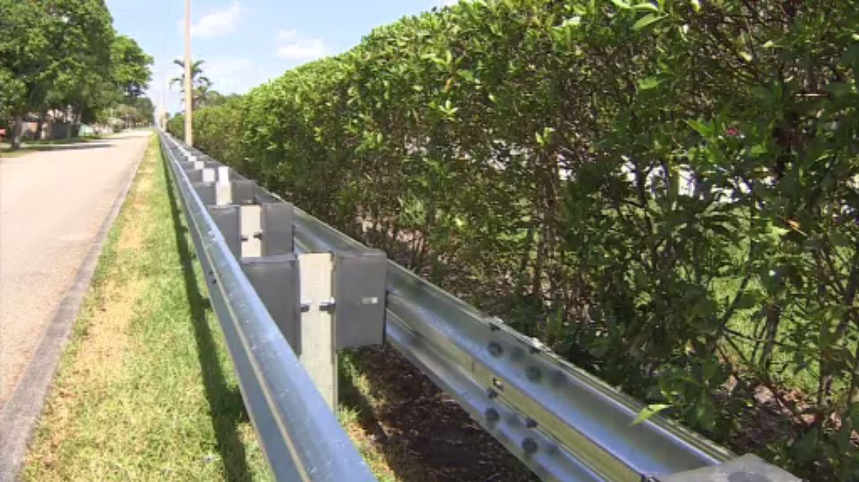 Crash Concerns: Guardrail installed in Pembroke Pines neighborhood to ...