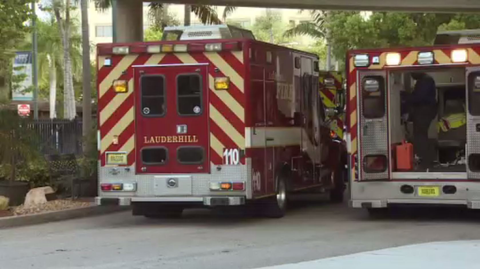 1 hospitalized following fire in Lauderhill - WSVN 7News | Miami News ...