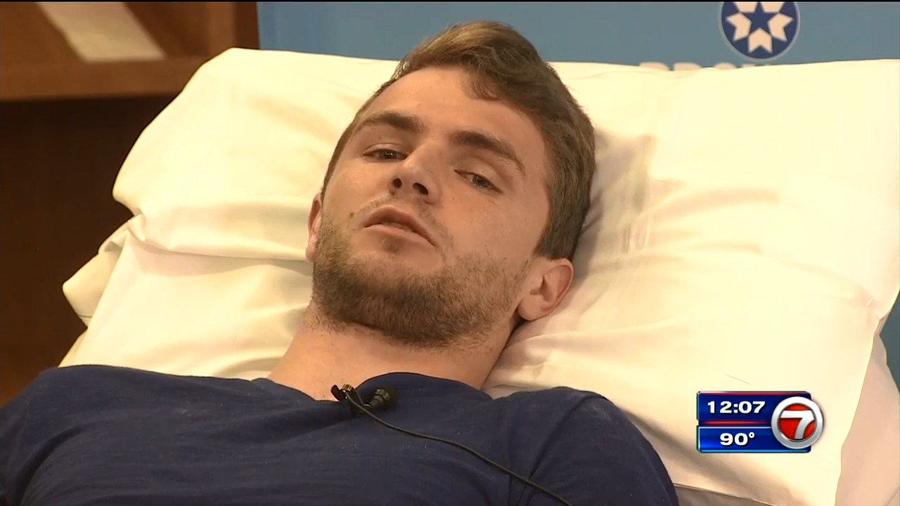 Groom who fell into volcano speaks out about ordeal - WSVN 7News ...