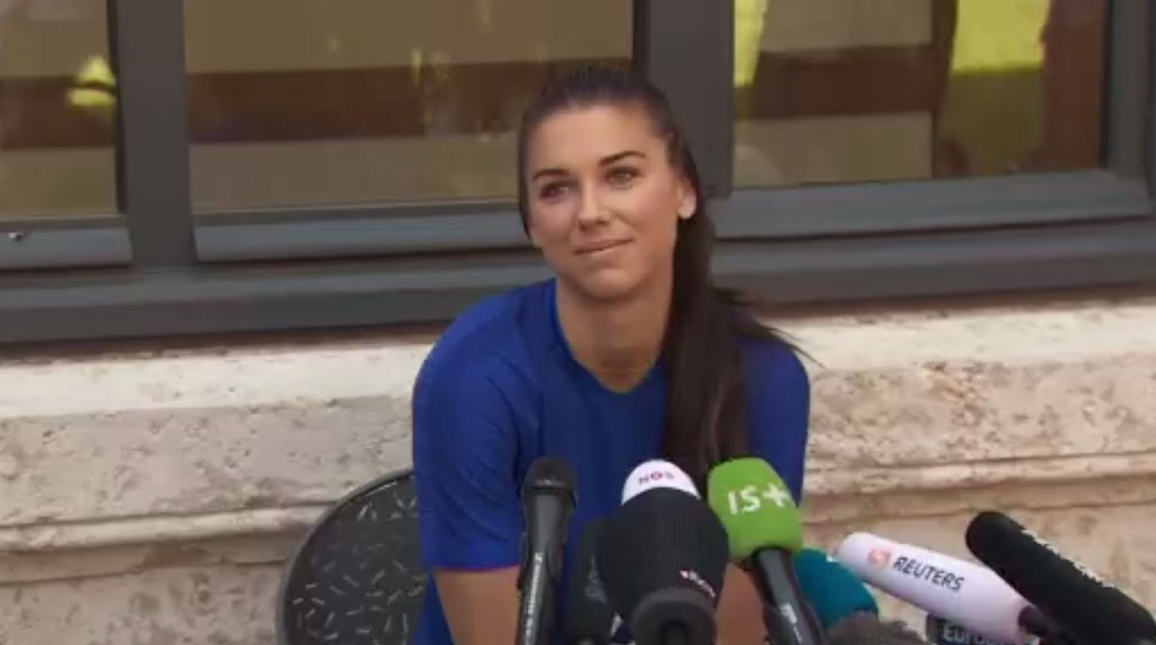 Alex Morgan says criticism of her tea-sipping celebration illustrates a ...
