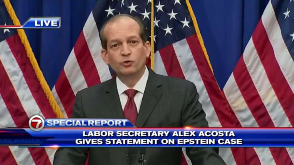 Alex Acosta defends role in Epstein sexual abuse scandal – WSVN 7News ...