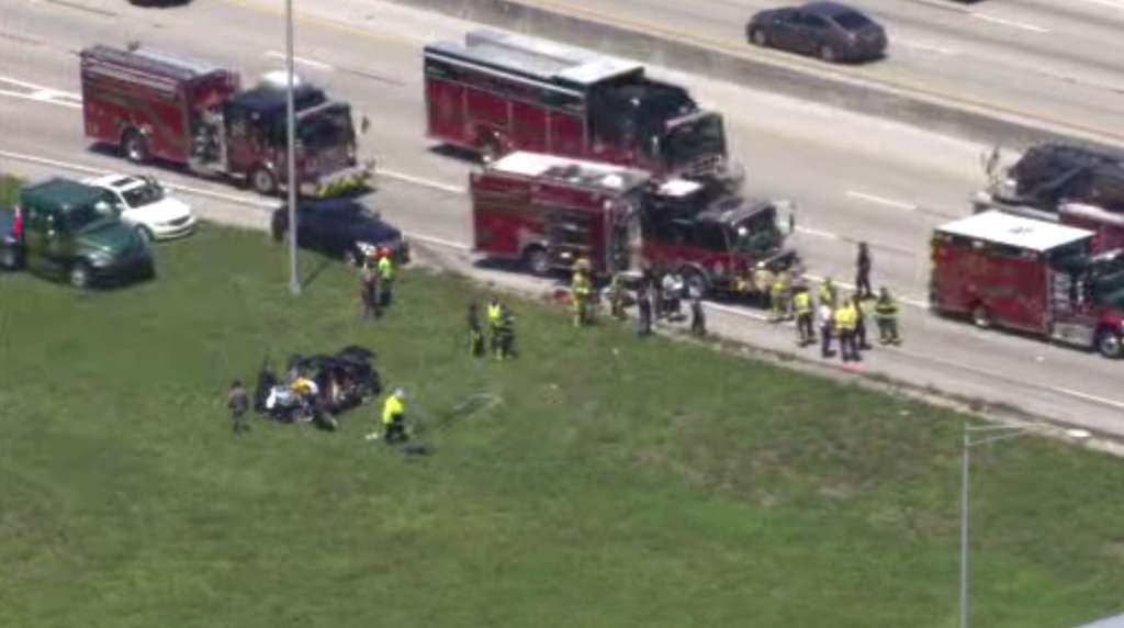 2 transported after rollover crash on Florida Turnpike at Coconut Creek Parkway – WSVN 7News ...