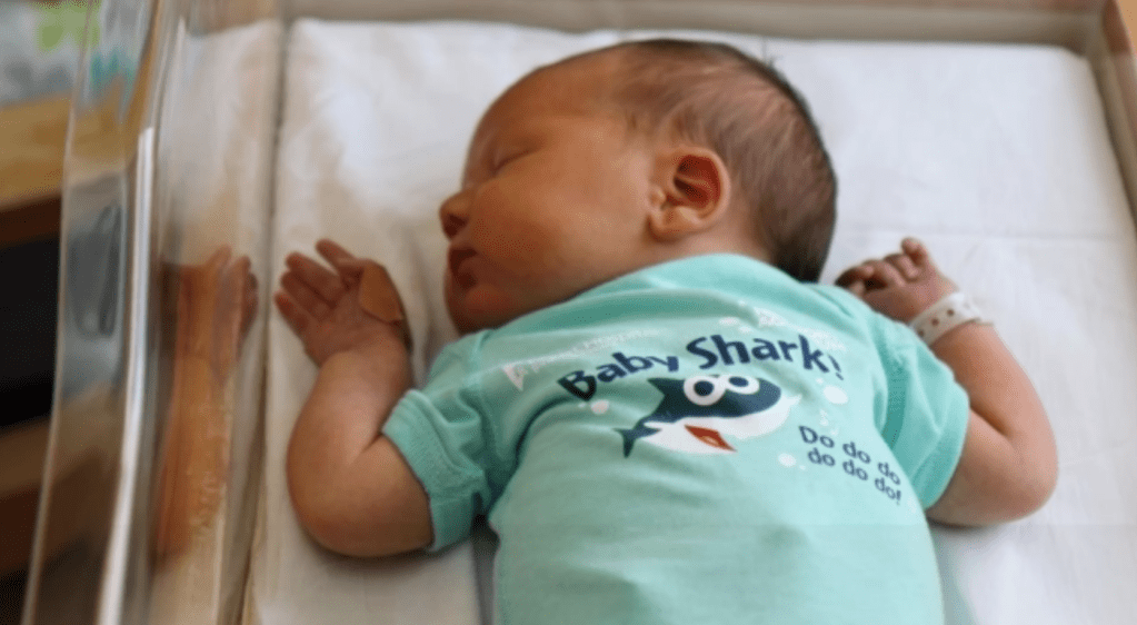 Ohio hospital giving out Baby Shark onesies to infants born during ...