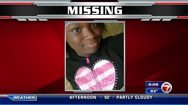Search Underway For Missing 13 Year Old Girl From Miami Gardens Wsvn