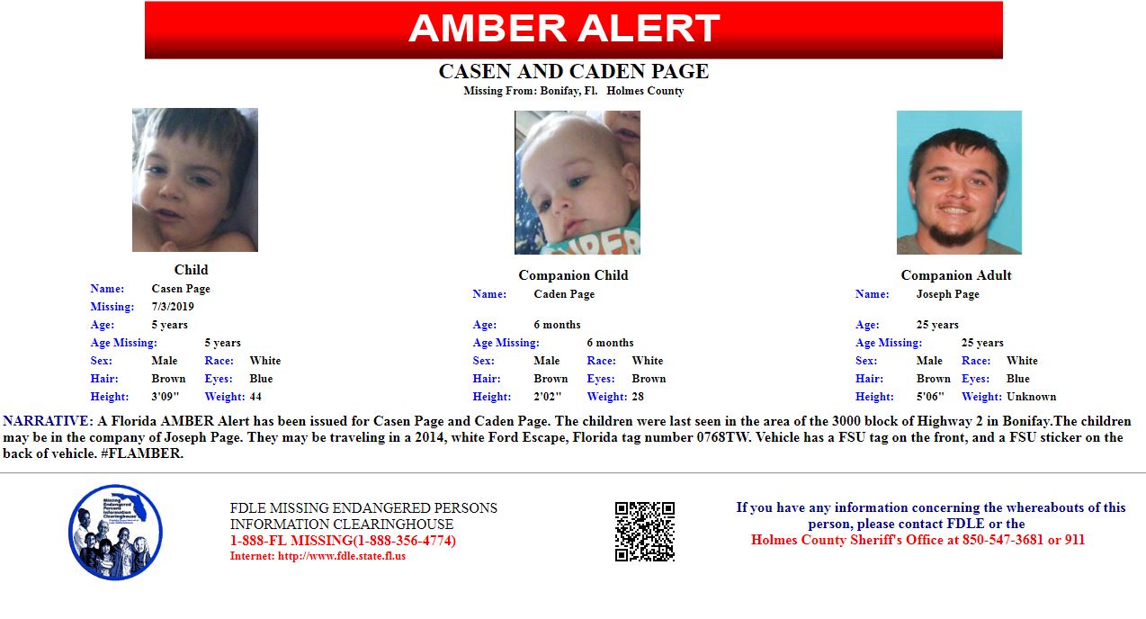 Amber Alert canceled after missing toddler, child found safe - WSVN ...