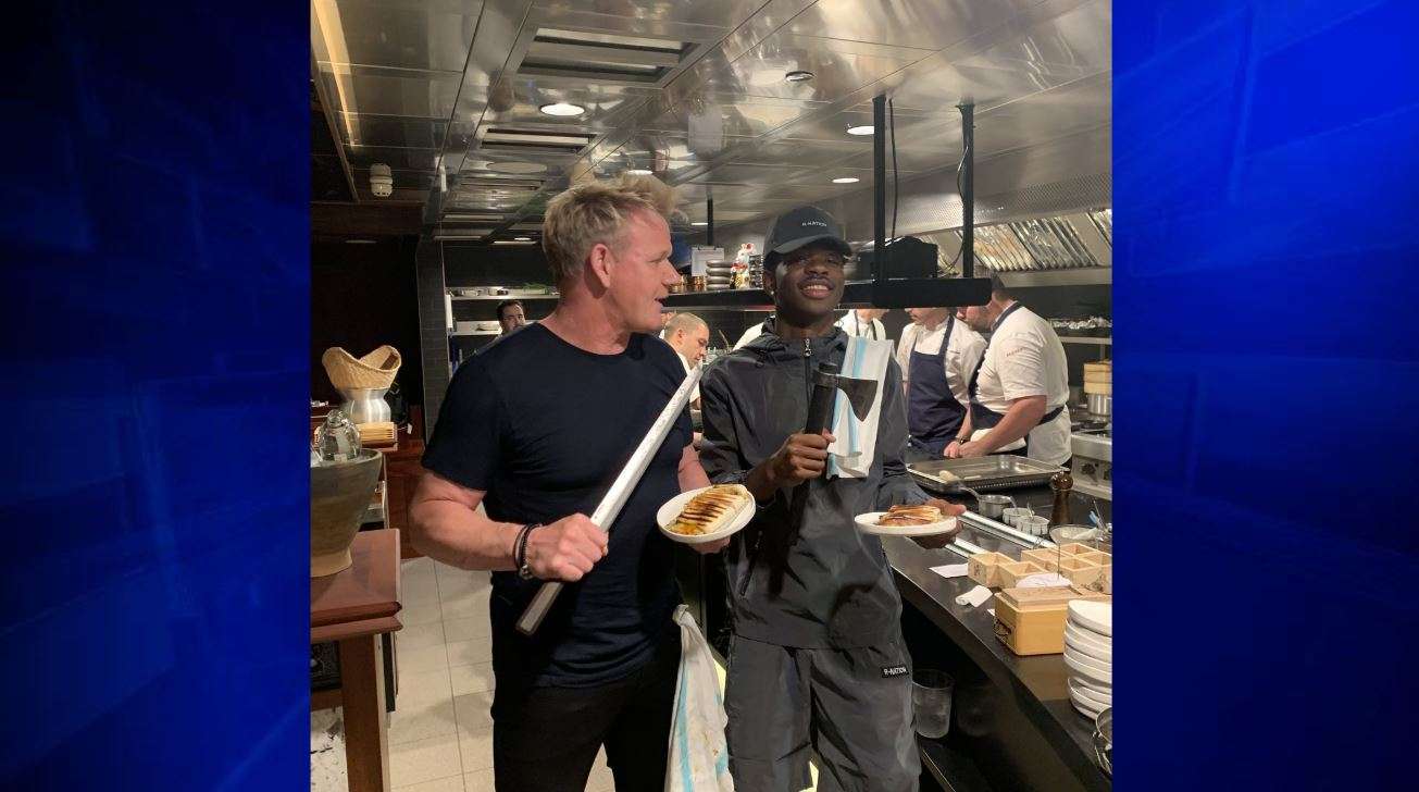 Gordon Ramsay and Lil Nas X get in the kitchen to make panini history ...