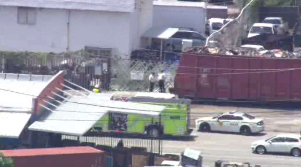 2 hurt after freight train collides with dump truck in NW Miami-Dade ...
