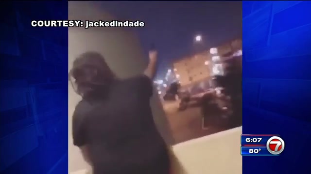 Video shows man firing gun from Miami-Dade balcony, raising celebratory ...