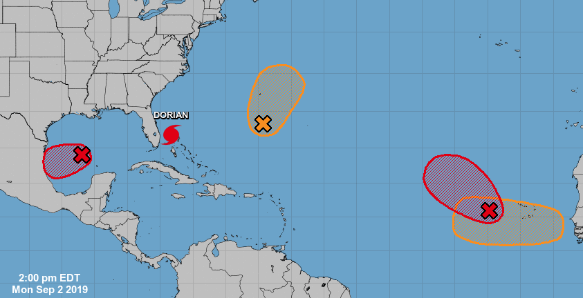 Forecasters monitoring 4 tropical disturbances in Atlantic, Gulf of ...