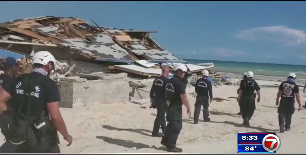First responders return to South Florida after relief efforts in the ...