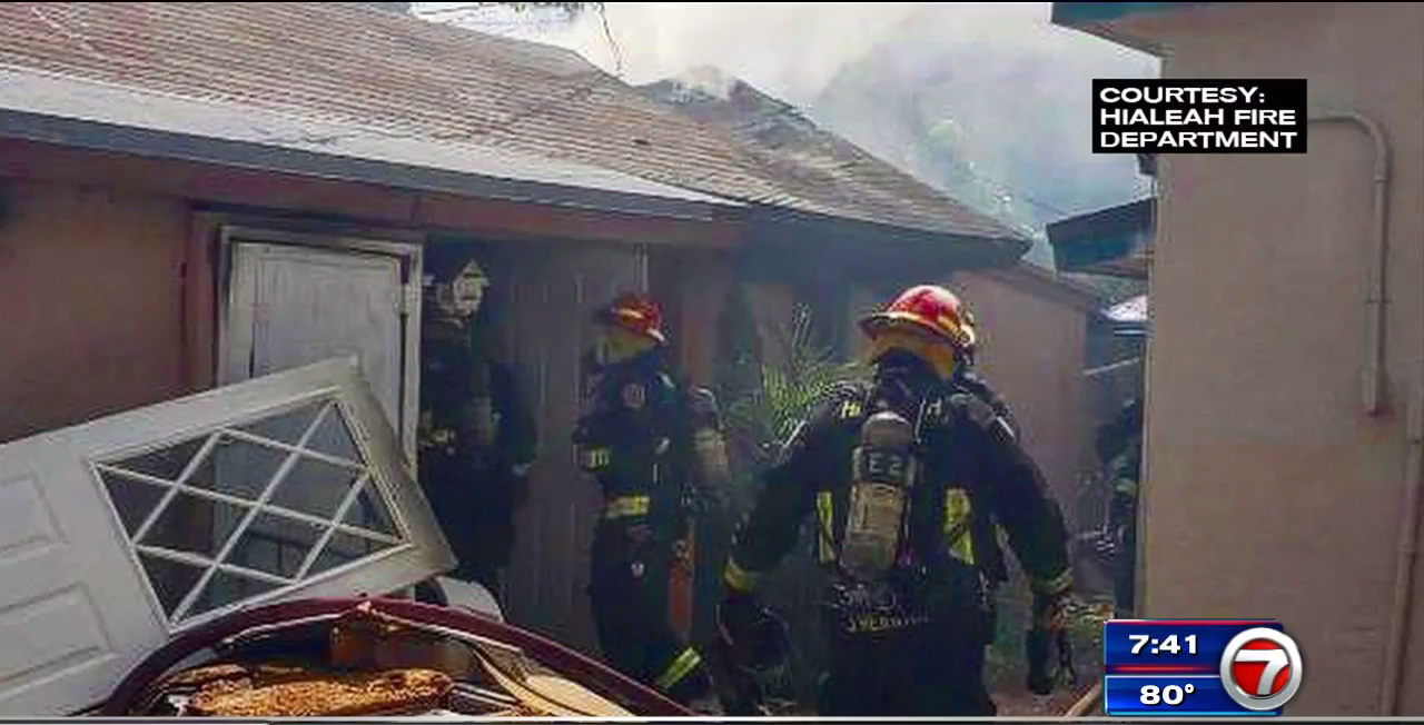 Small home leaves family burned out in Hialeah - WSVN 7News | Miami ...