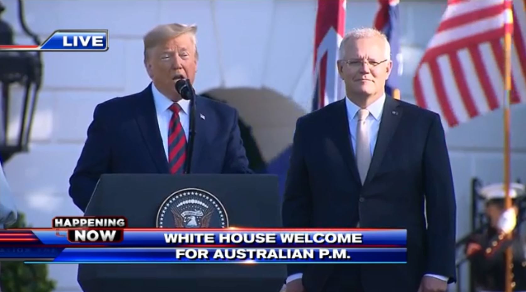 Australia’s Morrison at WH for Trump’s 2nd state visit - WSVN 7News ...