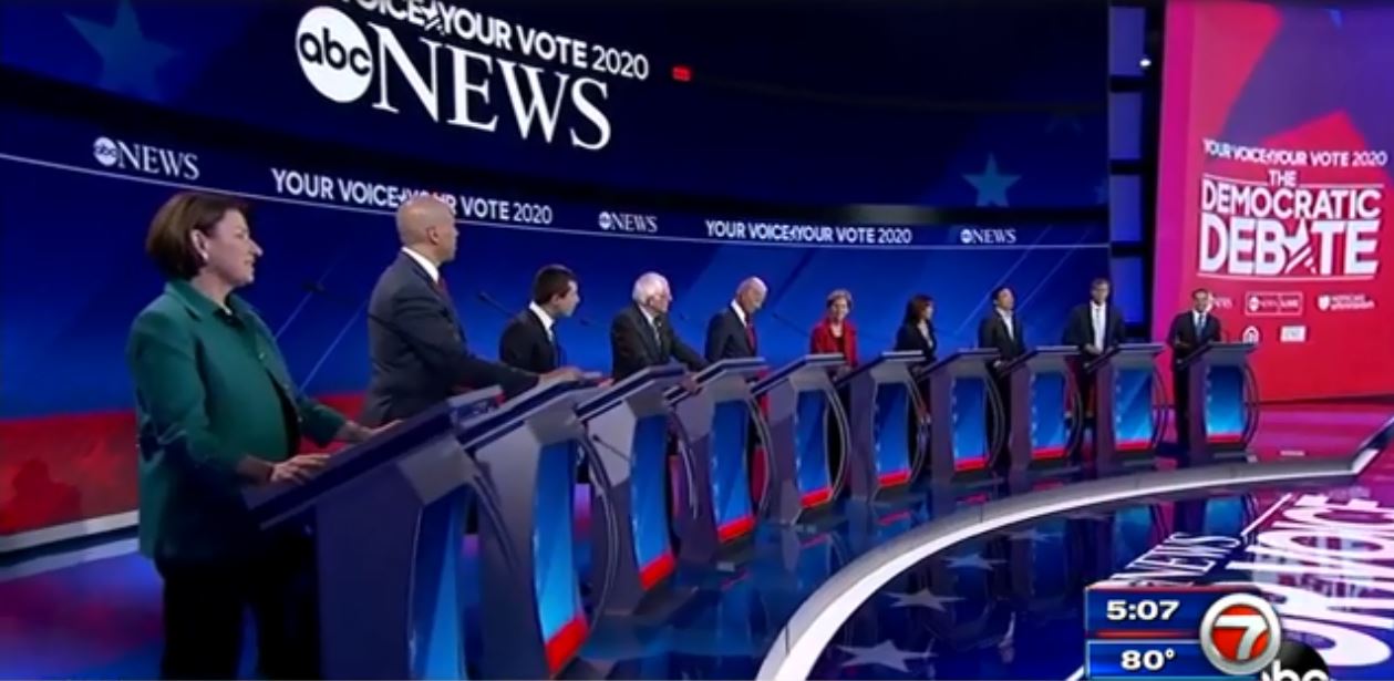 Liberal, moderate divide on display in Democratic debate - WSVN 7News ...