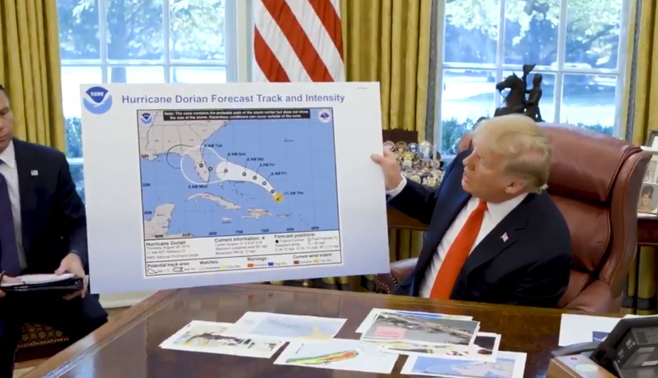 Trump Clings To Idea Alabama Faced Big Threat From Dorian Wsvn 7news