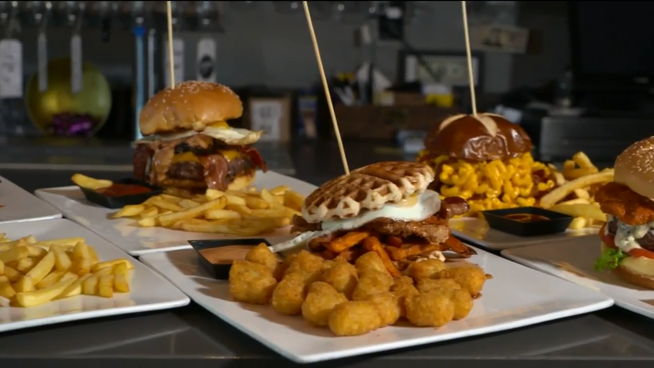 Eat burgers with all kinds of different toppings at 109 Burger Joint in ...