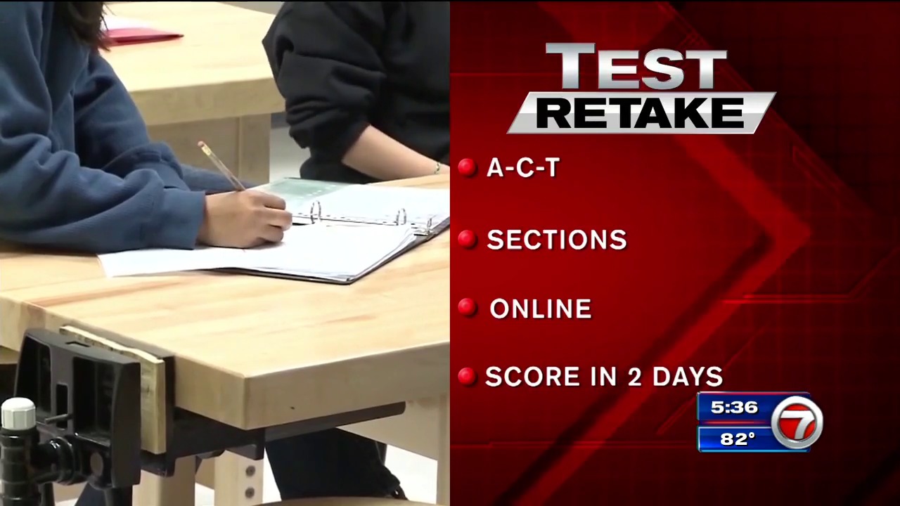 ACT will now allow students to retake portion of test, instead of whole ...