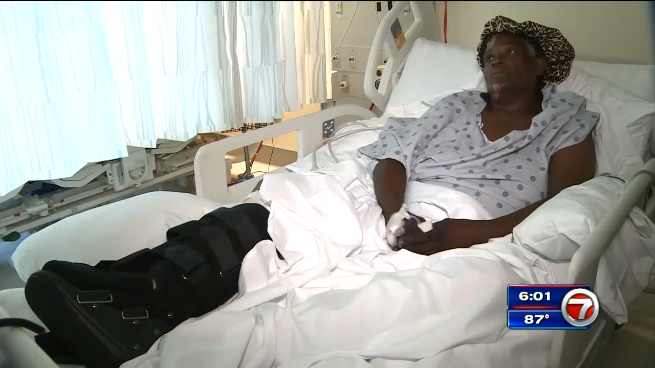 Woman in wheelchair struck by hit-and-run driver shares ordeal - WSVN ...