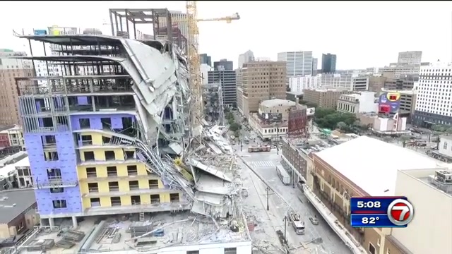 Hotel collapse in New Orleans leaves 1 dead, 2 missing – WSVN 7News ...